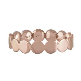 CAI Ring 925 Sterling Silber ros&eacute;vergoldet Boho