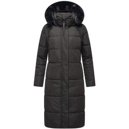 Navahoo Damen Winter Steppmantel Stepp Jacke Mantel Parka Mit Warm Kapuze & Recyceltes Obermaterial Blitzliebe