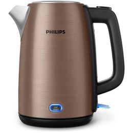 Wasserkocher Philips Viva Collection HD9355/92 1,7 l 2060 W Schwarz, Kupfer