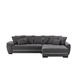 bobb Ecksofa Fancy-LED ¦ grau ¦ Maße (cm): B: 323 H: 92 T: 222