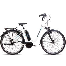 Chrisson E-Cassiopea E Bike Damen 28 Zoll Pedelec Hollandrad mit 7 Gang Nabenschaltung und Bosch ActiveLine weiß 50 cm