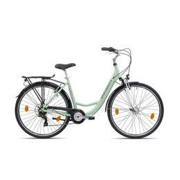 Chrisson Relaxa 1.0 Damenfahrrad 28 Zoll Hollandrad 155 - 175 cm Stadtrad 7 Gänge grün