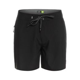 Boardshorts Quiksilver "Surfsilk Kaimana 16"", Herren, Gr. 28(XS), schwarz, 53% recyceltes Polyester, 35% Polyester, 12% Elastan, Hosen