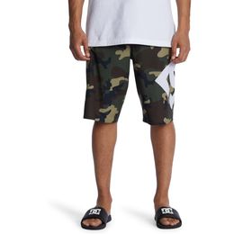 Boardshorts DC Shoes "Lanai 21"", Herren, Gr. 28(XS), grün (camo), [Hauptstoff] 90% recyceltes Polyester, 10, 0% Elastan, Hosen