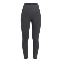 Leggings Roxy "Heart Into It Ankle", Damen, Gr. S, grau (anthrazit), [Hauptstoff] 25% Elastan, 75% recyceltes Polyester, Hosen