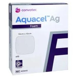 1001 Artikel Medical Aquacel Ag Foam nicht adhäsiv 10x10 cm V 10 St