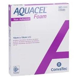 Aquacel Foam Nicht adhäsiv 15x15 cm Verb 5 St