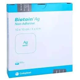 Biatain Ag Schaumverband 10x10 cm nicht 5 St