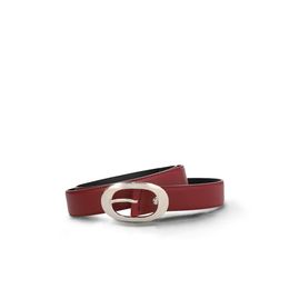 NAE Vegan Shoes Belt 'Osona' female Red size 80