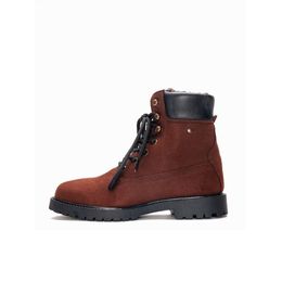 NAE Vegan Shoes Lace-Up Boots 'Gadea' male Brown size 39