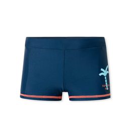 Schiesser Badehose ' Aqua Kids Boy ' Jungen Gr&ouml;&szlig;e 92 nachtblau / aqua