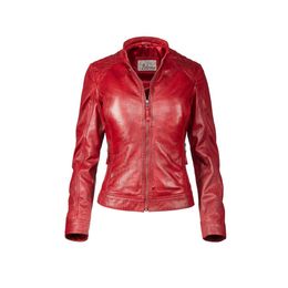 7eleven Lederjacke 'SERosali' Damen Gr&ouml;&szlig;e L/XL rot