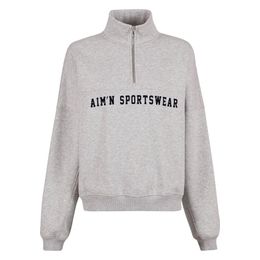 aim'n Aim'n Athletic Sweatshirt female Grey size S