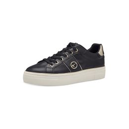 Tamaris Sneaker Damen Größe 36 gold / schwarz
