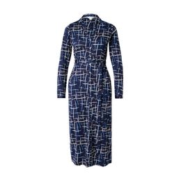 White Stuff Kleid 'Annie Damen Größe 46 navy / himmelblau / weiß Winterkleid
