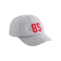 next Cap Jungen Gr&ouml;&szlig;e 54 grau / rot