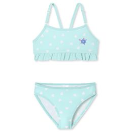 Schiesser Bustier-Bikini ' Aqua Kids Girl ' M&auml;dchen Gr&ouml;&szlig;e 140 hellgr&uuml;n