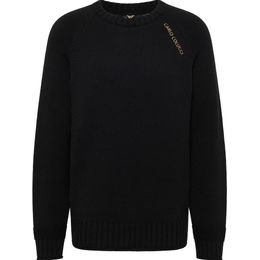 Carlo Colucci Pullover 'Ditta' Herren Gr&ouml;&szlig;e 4XL goldgelb / schwarz