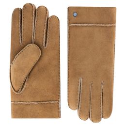 Roeckl Full Finger Gloves 'CLASSIC SILK LAMB' male Brown size 8