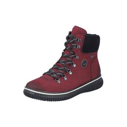 Rieker Lace-Up Ankle Boots female Red size 38
