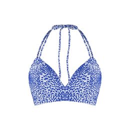 Lingadore Bikini Top Damen Gr&ouml;&szlig;e 85 blau / offwhite