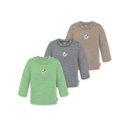 Normani Shirt 'Taupo' boy Beige, Grey, Green size 98/104