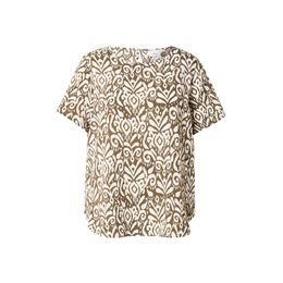 Only Carmakoma Bluse 'CARVICA' Damen Gr&ouml;&szlig;e 4XL creme / khaki