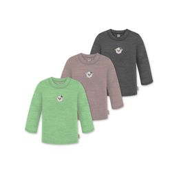 Normani Shirt 'Taupo' boy Grey, Green, Pink size 86/92