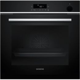 Siemens Einbaubackofen "HR532GBS3", Energieeffizienz: A+ (A+++-D), grau (edelstahl), B:59,4cm H:59,5cm T:54,8cm, Backöfen, AirFry-Funktion