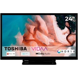 Toshiba DLED-Fernseher "24WV3E63DA", E (A-G), schwarz, 24, Fernseher