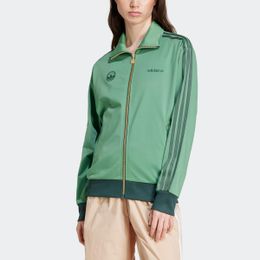 Outdoorjacke adidas originals "FIREBIRD TT", Damen, Gr. M, grün (preloved grün), Obermaterial: 100% Polyester, sportlich, Jacken