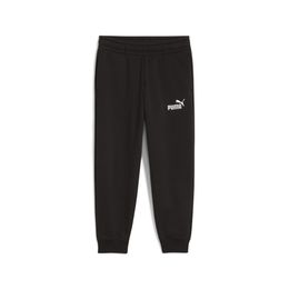 Puma M&auml;dchen Sporthose "ESS No. 1 Logo Fleece-Jogginghose Jungen", schwarz, Gr. 122, unifarben, Obermaterial: 66% Baumwolle, 34% Polyester; Rippe: 3%
