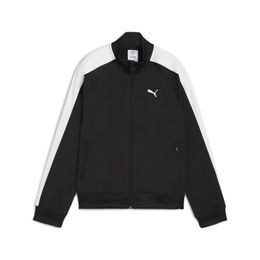 Puma Jungen Sweatjacke "T7 ALWAYS ON Trainingsjacke M&auml;dchen", schwarz, Gr. 128, Obermaterial: 100% Polyester; Rippe: 2% Elasthan, 98% Polyester,