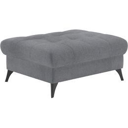 Hockerbank MR. COUCH, B:102cm H:46cm T:82cm, grau, Novaclean Avanti (100% Polyester), Hocker, "Blackburn II", Passend zu der Garnitur, wahlweise mit