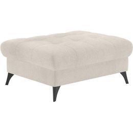 Hockerbank MR. COUCH, B:102cm H:46cm T:82cm, beige, Novaclean Avanti (100% Polyester), Hocker, "Blackburn II", Passend zu der Garnitur, mit