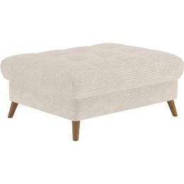 Hockerbank MR. COUCH, B:102cm H:46cm T:82cm, beige, Stripes (92% Polyester / 8% Nylon), Hocker, "Blackburn II", Passend zu der Garnitur, wahlweise