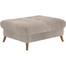 Hockerbank MR. COUCH, B:102cm H:46cm T:82cm, grau, Dolce (100% Polyester), Hocker, "Blackburn II", Passend zu der Garnitur, mit Kaltschaum, bis 140