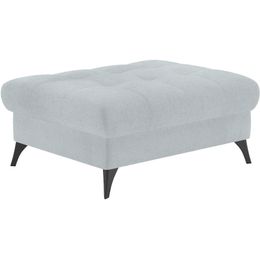Hockerbank MR. COUCH, B:102cm H:46cm T:82cm, grau, Novaclean Avanti (100% Polyester), Hocker, "Blackburn II", Passend zu der Garnitur, mit