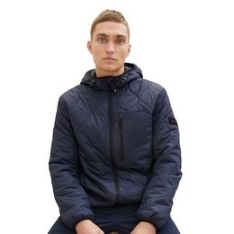 Herren Steppjacke, blau, Gr. M, Tom Tailor Denim, Obermaterial: 100% Polyester. Futter: 100% Polyester, Jacken, mit Logo-Badge am Ärmel