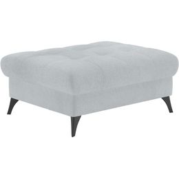 Hockerbank MR. COUCH, B:102cm H:46cm T:82cm, grau, Novaclean Avanti (100% Polyester), Hocker, "Blackburn II", Passend zu der Garnitur, wahlweise mit