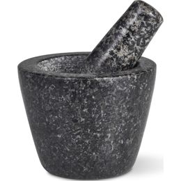 Cole & Mason COLE & MASON M&ouml;rser "Dorchester", &Oslash; 10cm + H&ouml;he 10cm, grau, K&uuml;che, M&ouml;rser, 10 cm hoher M&ouml;rser, inkl. St&ouml;&szlig;el