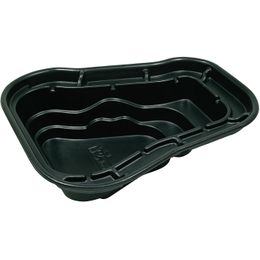 Fertigteich Ubbink, B:225cm H:80cm L:265cm, schwarz, Polyethylen (PE), Teichschalen, "Ocean II"