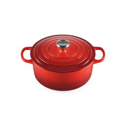 Le Creuset Bräter Rund 26cm Kirschrot SIGNATURE