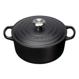 Le Creuset Bräter Rund 28cm Schwarz SIGNATURE