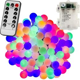 VOLTRONIC - 200 led Lichterkette Party, bunt, Batt, fb