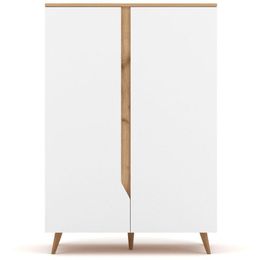 Highboard im Skandinavischen Stil mit 2 Türen L90 x H132 cm - Tree