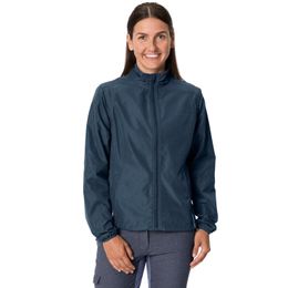 Fahrradjacke Vaude "DUNDEE", Gr. 36, blau (marine), Obermaterial: 100% Polyester. Netzfutter: 100% Polyester, sportlich, Langarm abnehmbar elastischer Bund, Jacken