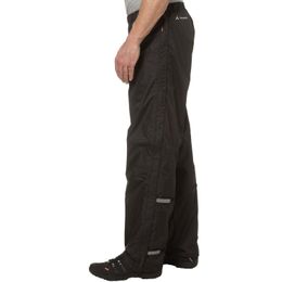 Fahrradhose Vaude "Fluid Full-zip Pants II", Gr. L, N-Gr, schwarz, Obermaterial: 100% Polyester. Meshfutter: 100% Polyester, unifarben, sportlich, Hosen