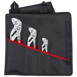 Knipex Zangenschl&uuml;ssel-Set silber/rot 3-teilig