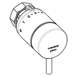 Thermostat pinox H" Oventrop M30 x 1,5 - Weiß - 1012166"